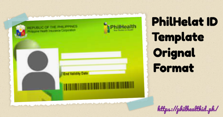PhilHealth ID Template 2023 - PhilHealth ID